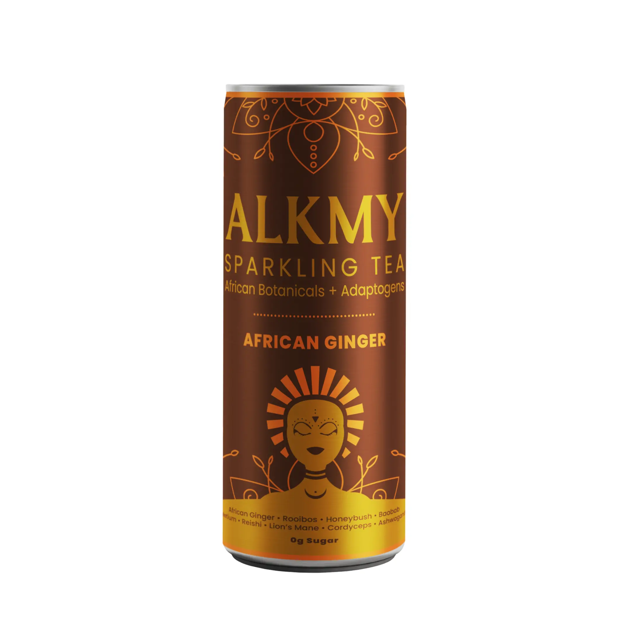 ALKMY Sparkling Tea – African Ginger (12 x 300mL Can) - Benotech